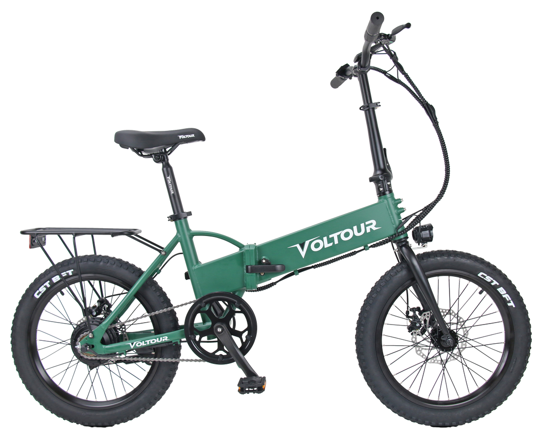 Foldable Electric Bike with Step Over Frame | 300 Watt Motor – Voltour ...
