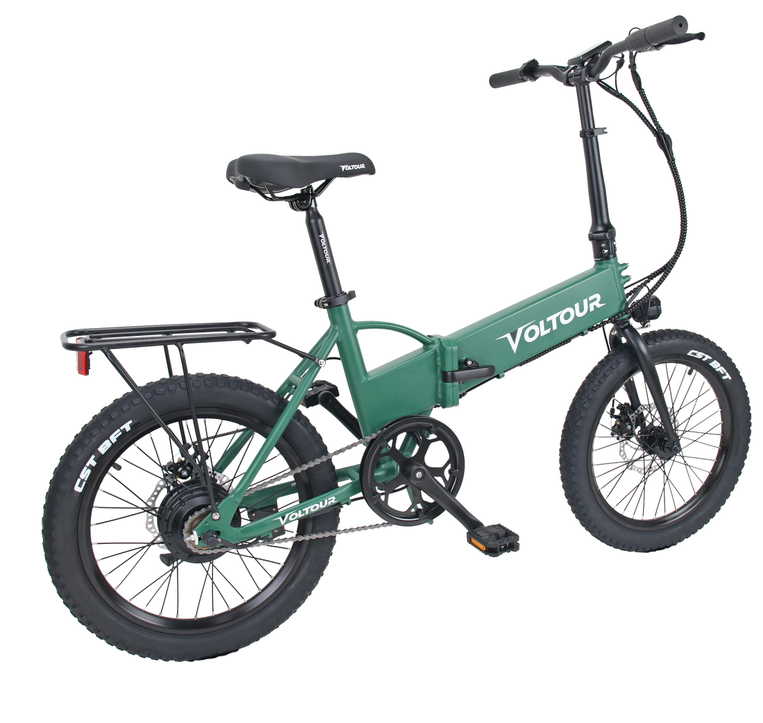 Foldable Electric Bike with Step Over Frame | 300 Watt Motor – Voltour ...