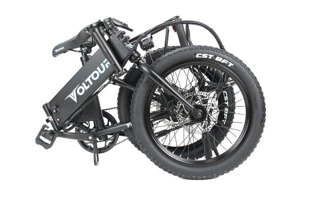 Foldable Electric Bike with Step Over Frame | 300 Watt Motor – Voltour ...